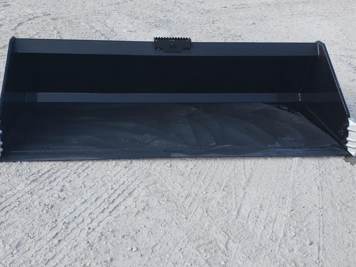 PROWORKS 84″ Severe Heavy Duty Low Profile Smooth Dirt Bucket with Side ...