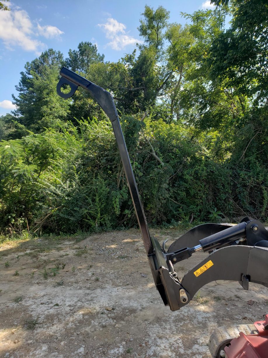 Tree Boom Pole Material Jib Hoist Attachment Fits Mini Skid Steer ...