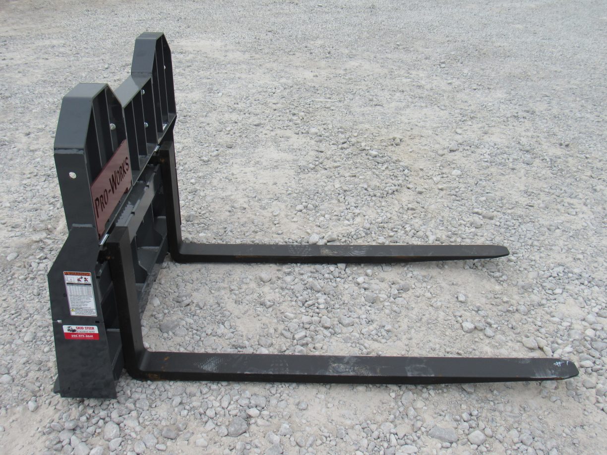 Severe Duty Pallet Fork Frame with 60″ 5,500 Pound Pallet Forks – Skid ...