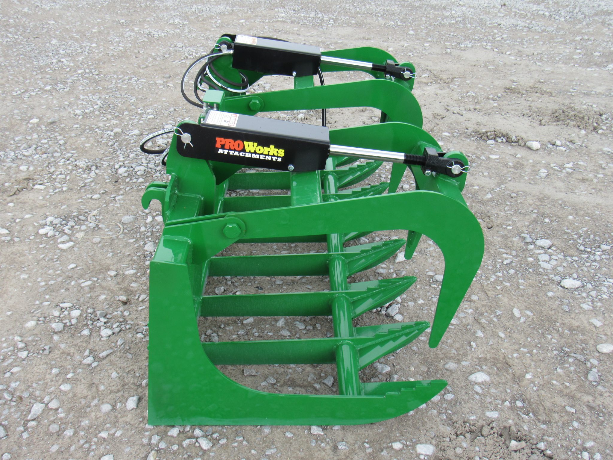 66″ Dual Cylinder Root Bucket Grapple Attachment Fits John Deere Loader ...