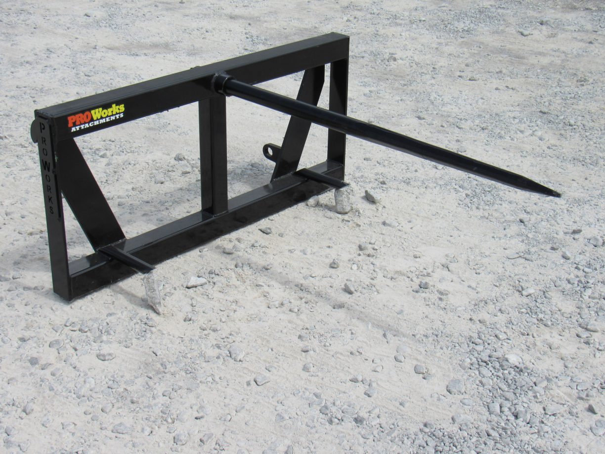 Hay Spear Attachment Fits Euro Global Quicke Loader – Skid Steer ...
