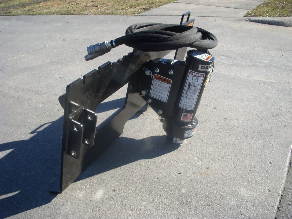 Danuser T3 Tee Post Driver 3″ Diameter Fits Skid Steer Quick Attach ...