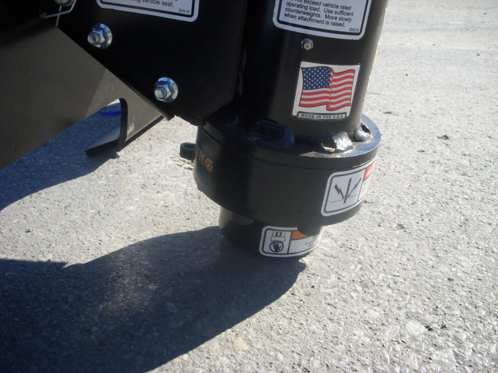 Danuser T3 Tee Post Driver 3″ Diameter Fits Skid Steer Quick Attach ...