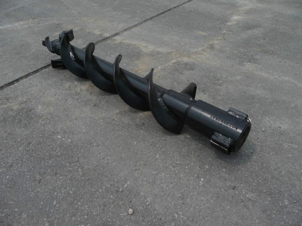 6″ Round Auger Bit – Lowe – Skid Steer Attachment Depot