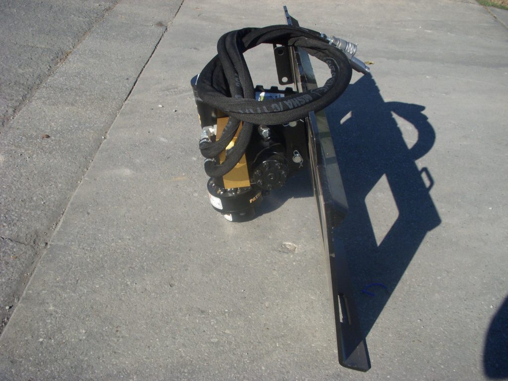 Danuser T3 Tee Post Driver 3″ Diameter Fits Skid Steer Quick Attach ...