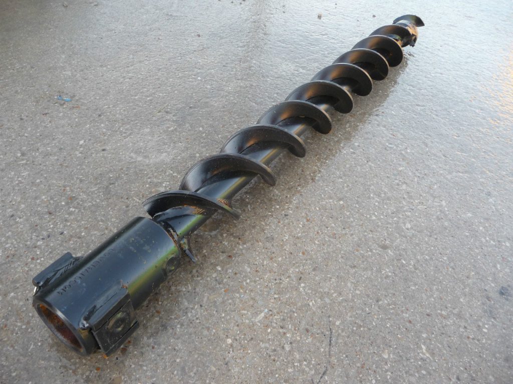 4″ Round Auger Bit – Lowe – Skid Steer Attachment Depot