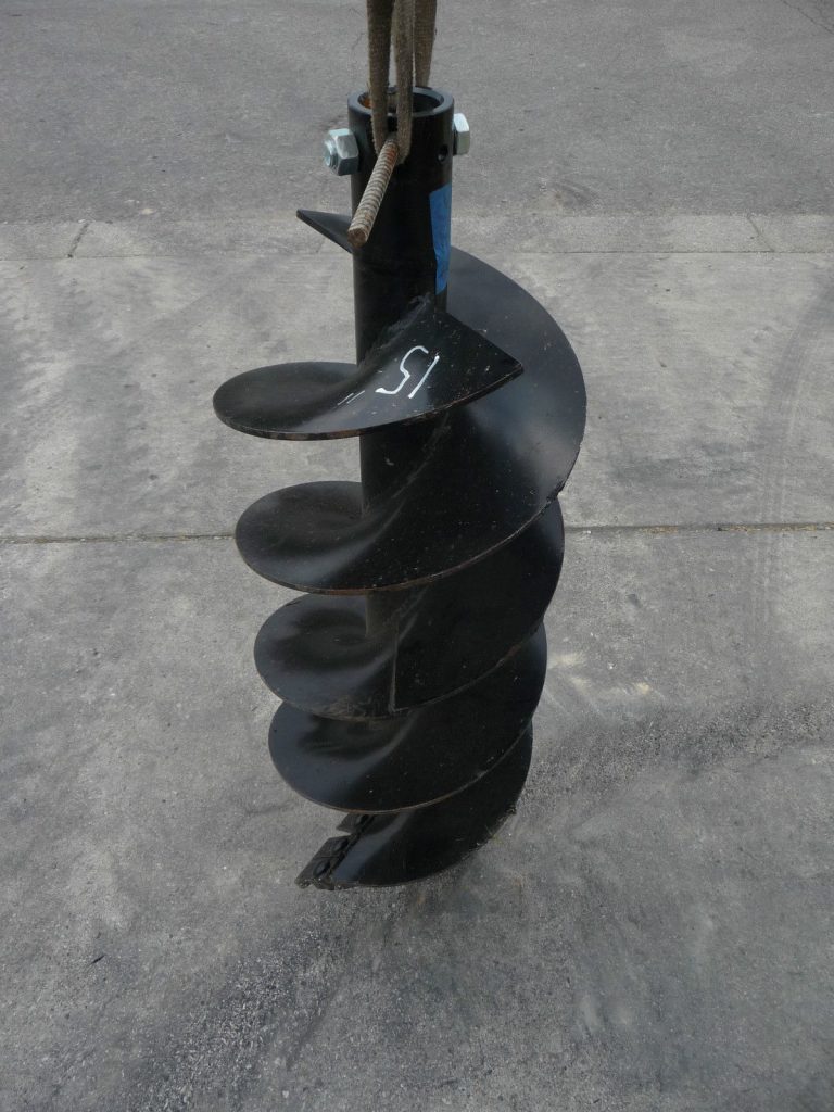 15″ Round Auger Bit – Lowe – Skid Steer Attachment Depot