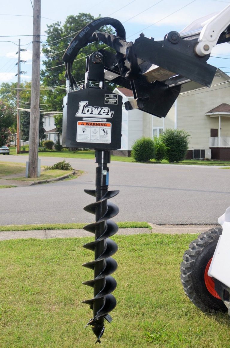9″ Round Auger Bit – Lowe – Skid Steer Attachment Depot
