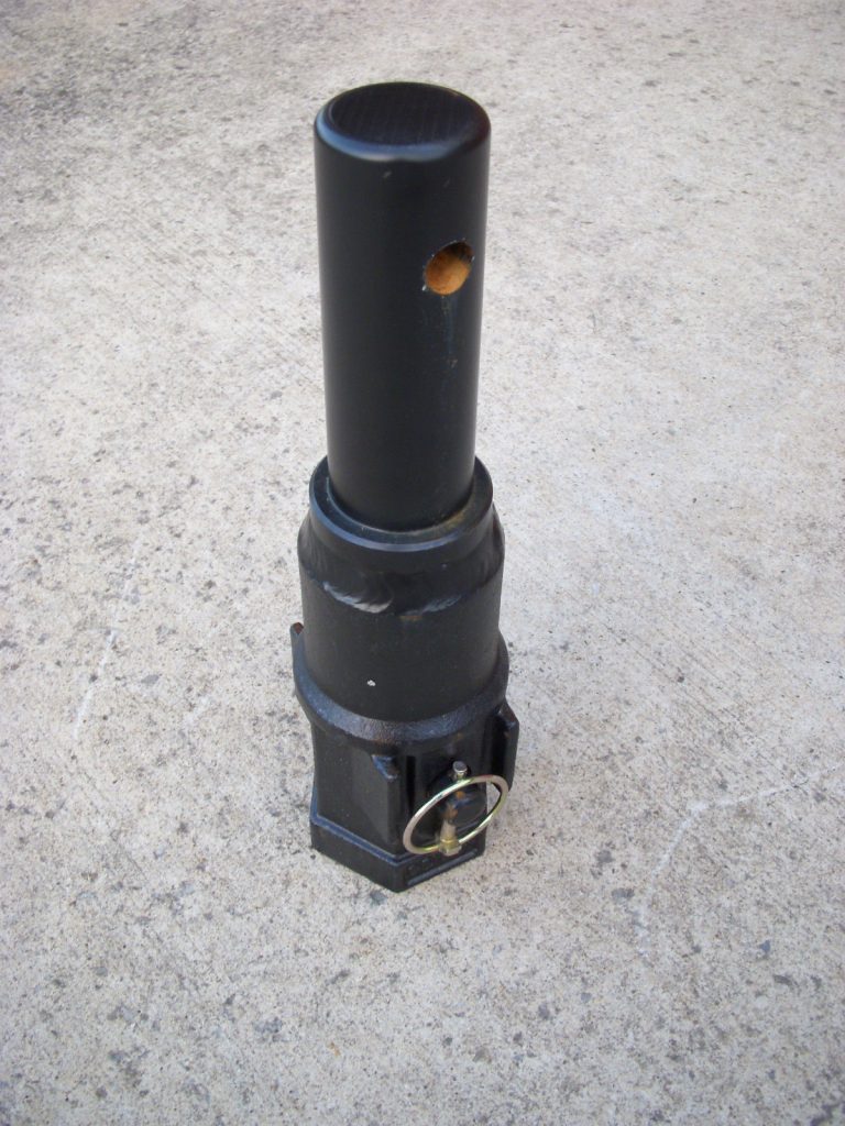 Lowe Auger Bit Adapter – 2″ Hex to 2″ Round – Skid Steer Attachment Depot