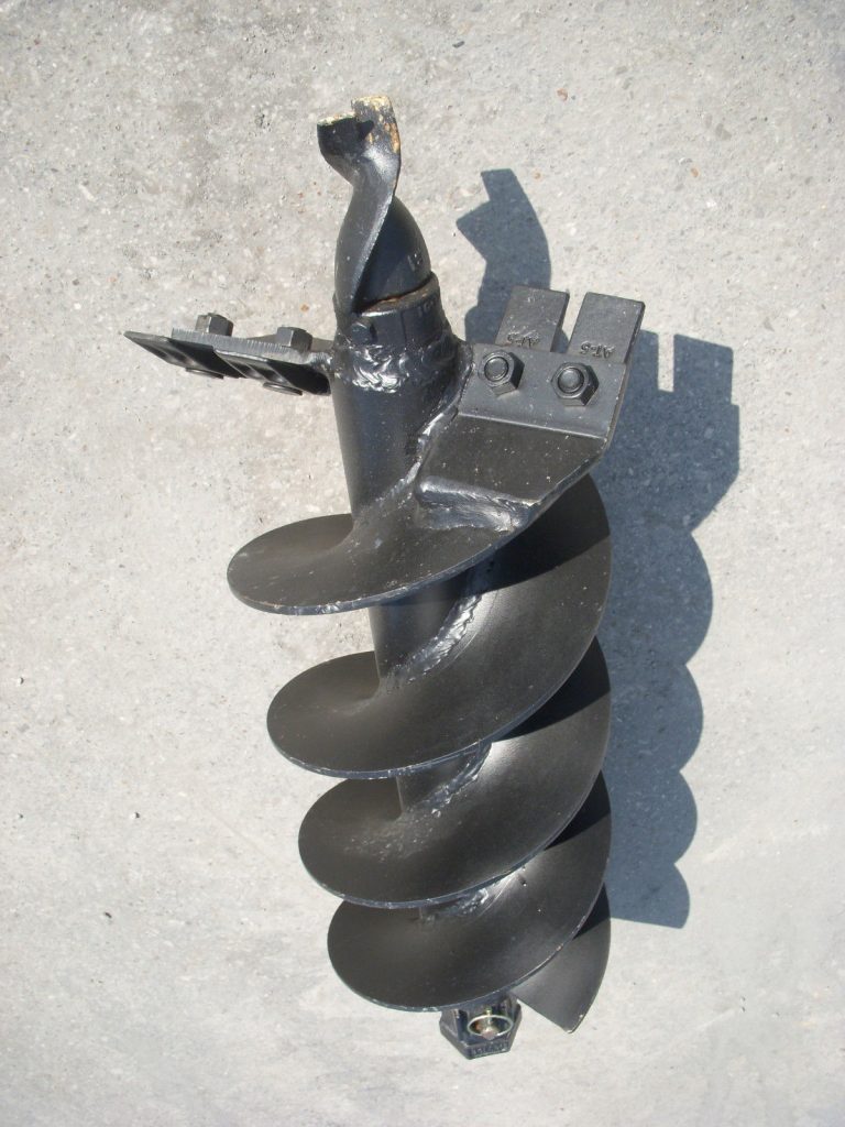 12″ Round Auger Bit – Lowe – Skid Steer Attachment Depot
