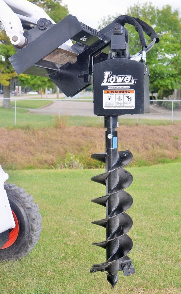 Lowe 750 Classic Hex Auger Drive with 12″ Wide Bit Fits Skid Steer ...