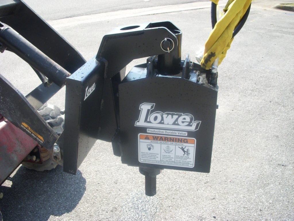Lowe 750 Classic Hex Auger Drive Post Hole Digger Fits Mini Skid Steer ...