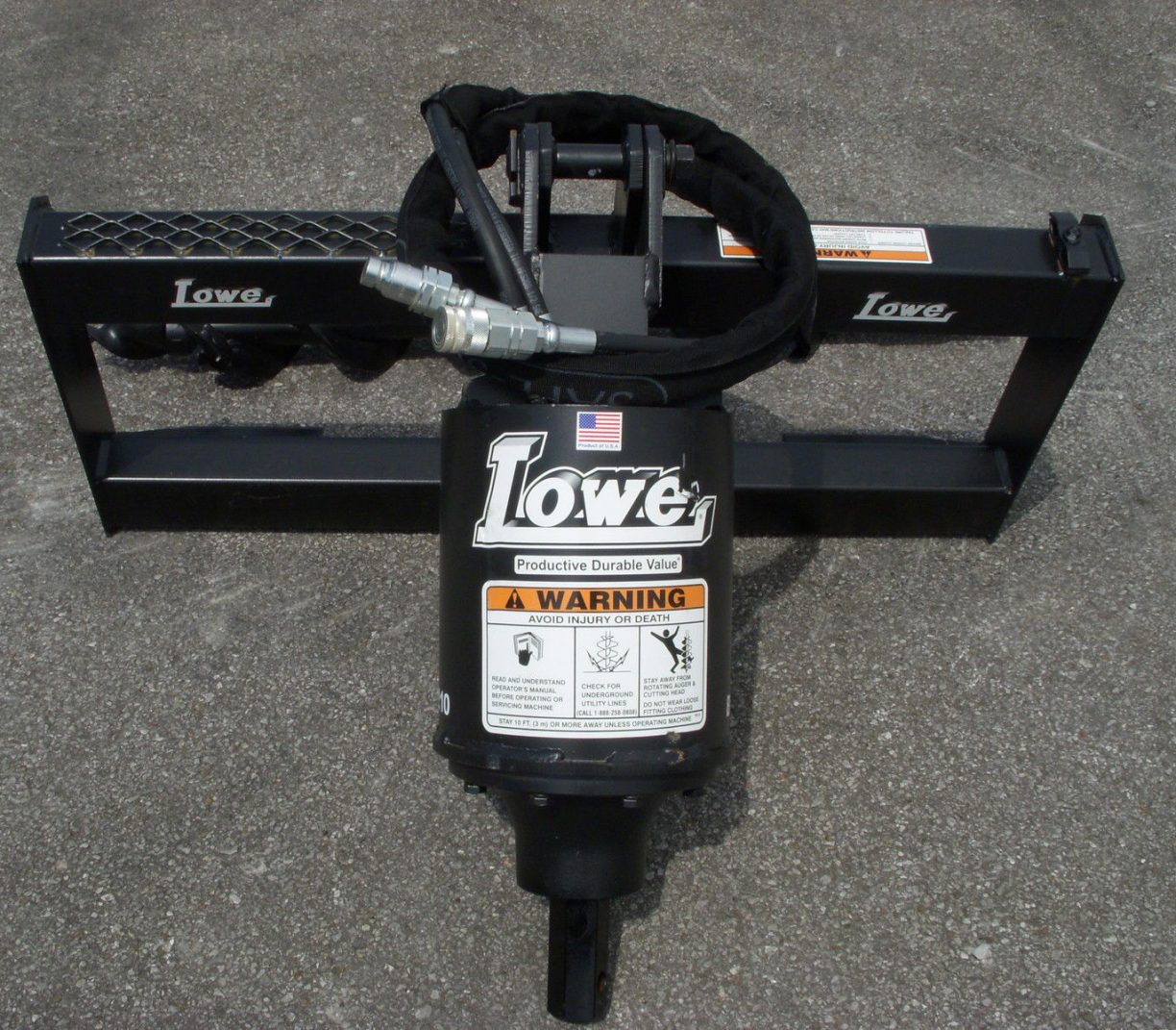 Lowe BP-210 Hex Planetary Auger Drive Post Hole Digger Attachment Fits ...