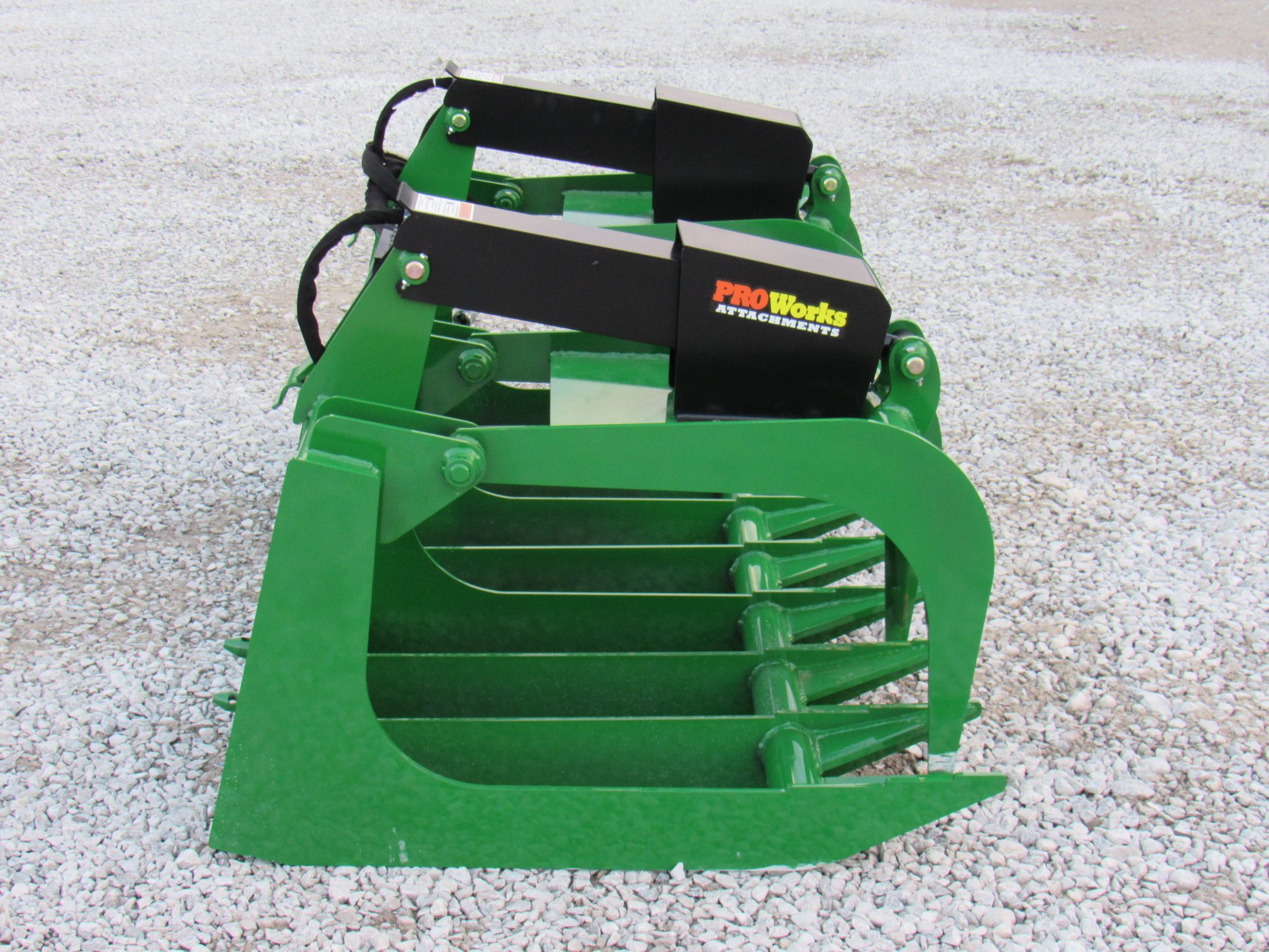 72″ Heavy Duty Dual Cylinder Root Bucket Grapple Attachment Fits John ...