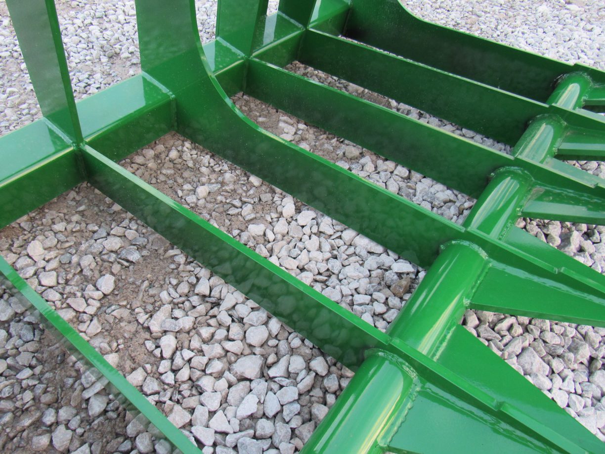 72″ Heavy Duty Dual Cylinder Root Bucket Grapple Attachment Fits John ...