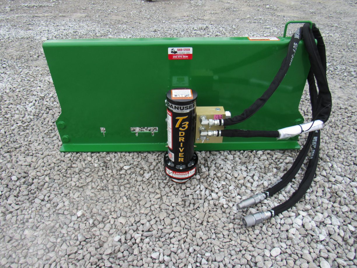 Danuser T3 Tee Post Driver 3″ Diameter Oil Field Posts John Deere ...