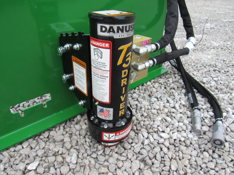 Danuser T3 Tee Post Driver 3″ Diameter Oil Field Posts John Deere ...