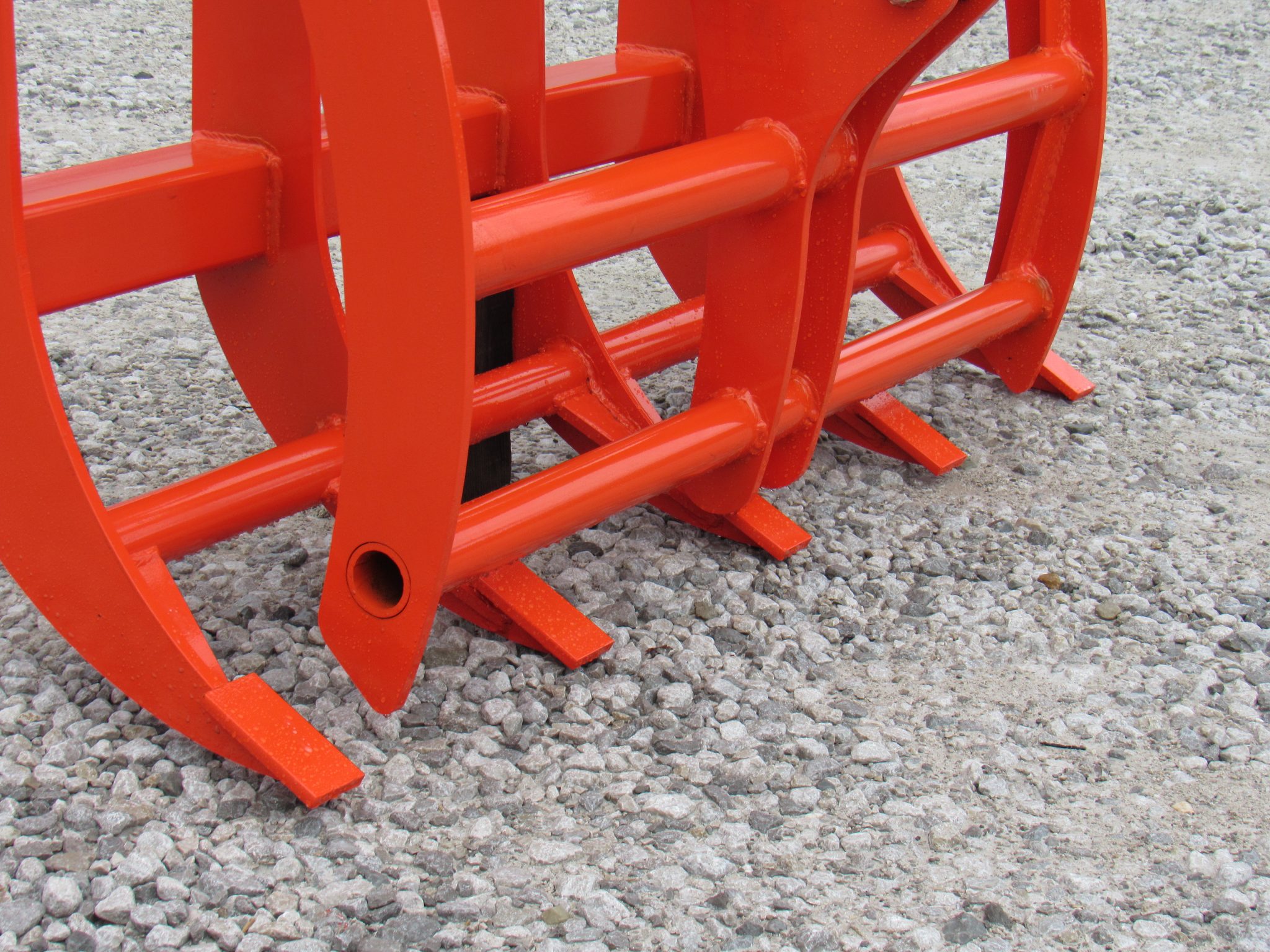 48″ Compact Tractor Root Rake Clam Grapple Attachment Fits Skid Steer ...