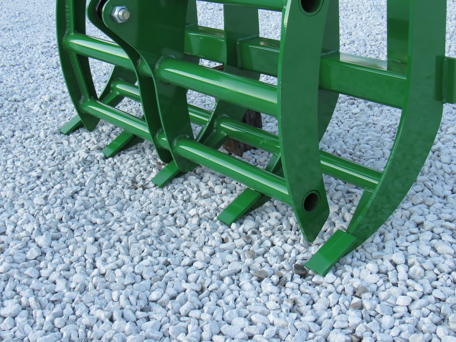 48″ Compact Tractor Root Rake Clam Grapple Fits John Deere Loader ...
