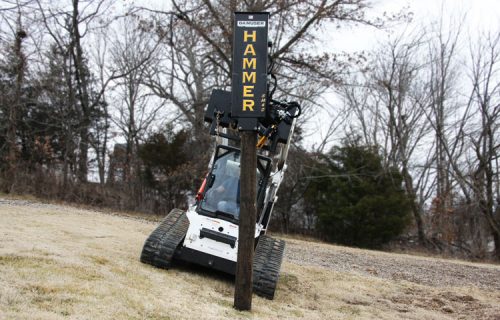 Danuser SM40 Hammer Post Driver Grapple Tilt & Weight Kit Fits Skid ...