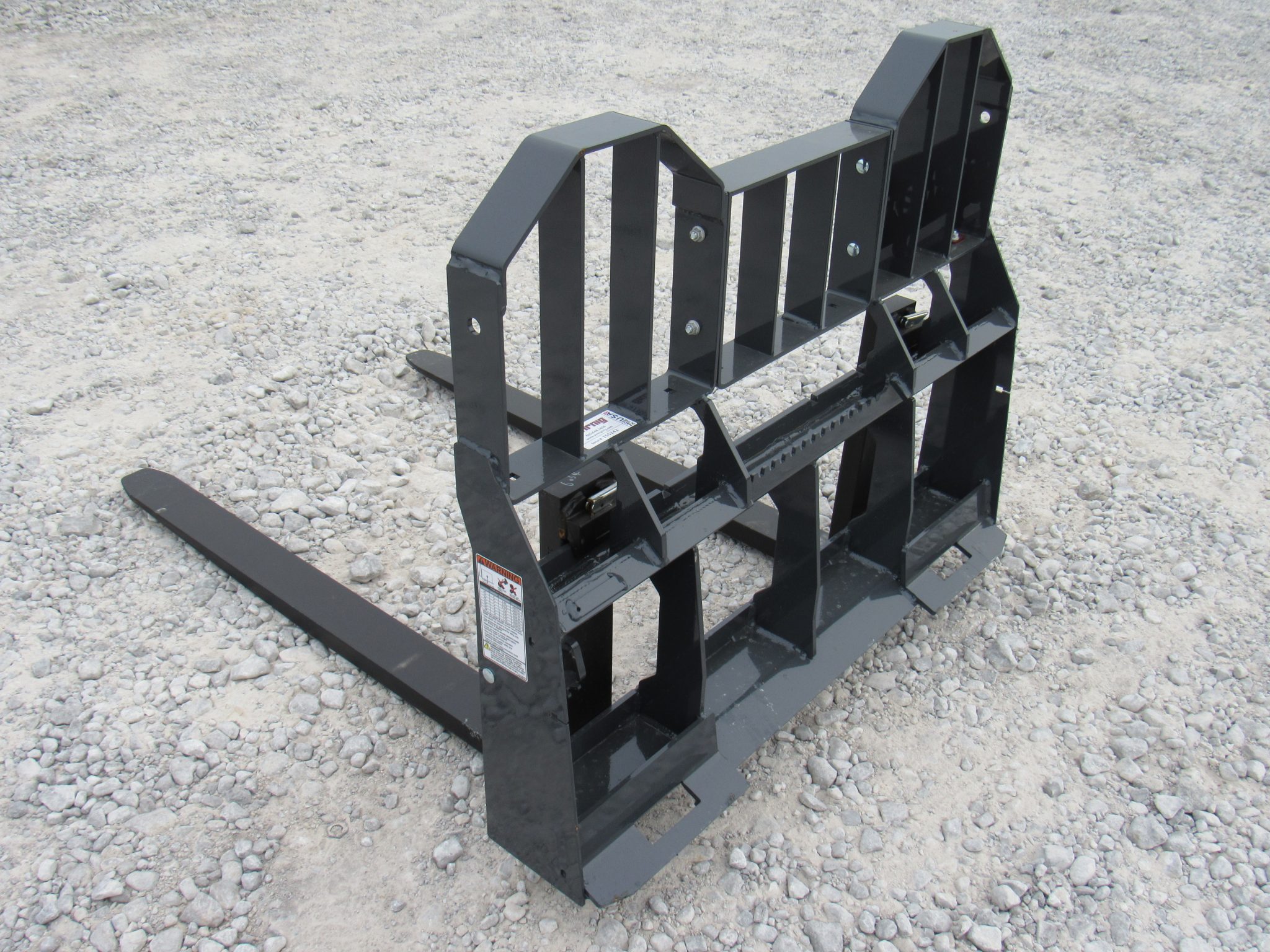 Severe Duty Pallet Fork Frame with 48″ 5,500 Pound Pallet Forks – Skid ...