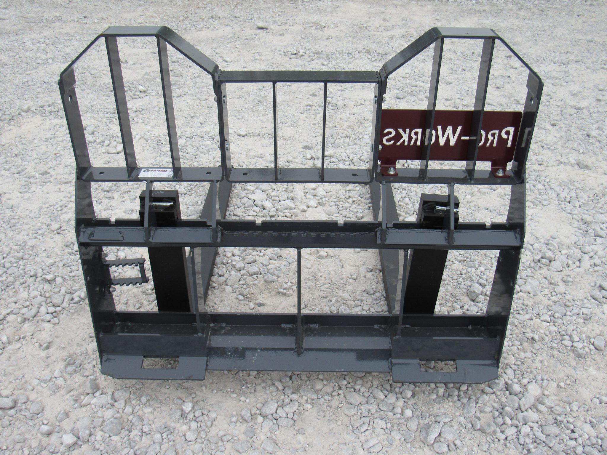 Severe Duty Pallet Fork Frame with 48″ 5,500 Pound Pallet Forks – Skid ...