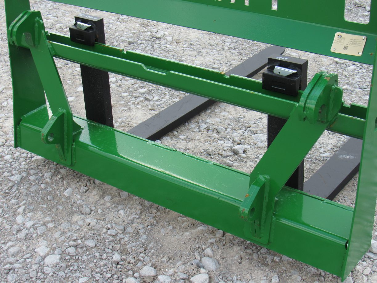 Extreme Duty Pallet Fork Frame with 48″ 4,000 Pound Pallet Forks Fits ...