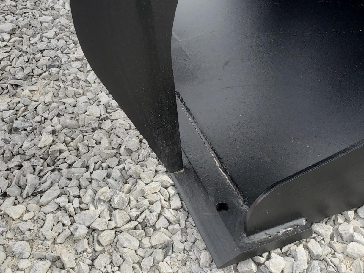 84″ Severe Duty Solid Bottom Bucket Grapple Fits Skid Steer Quick ...