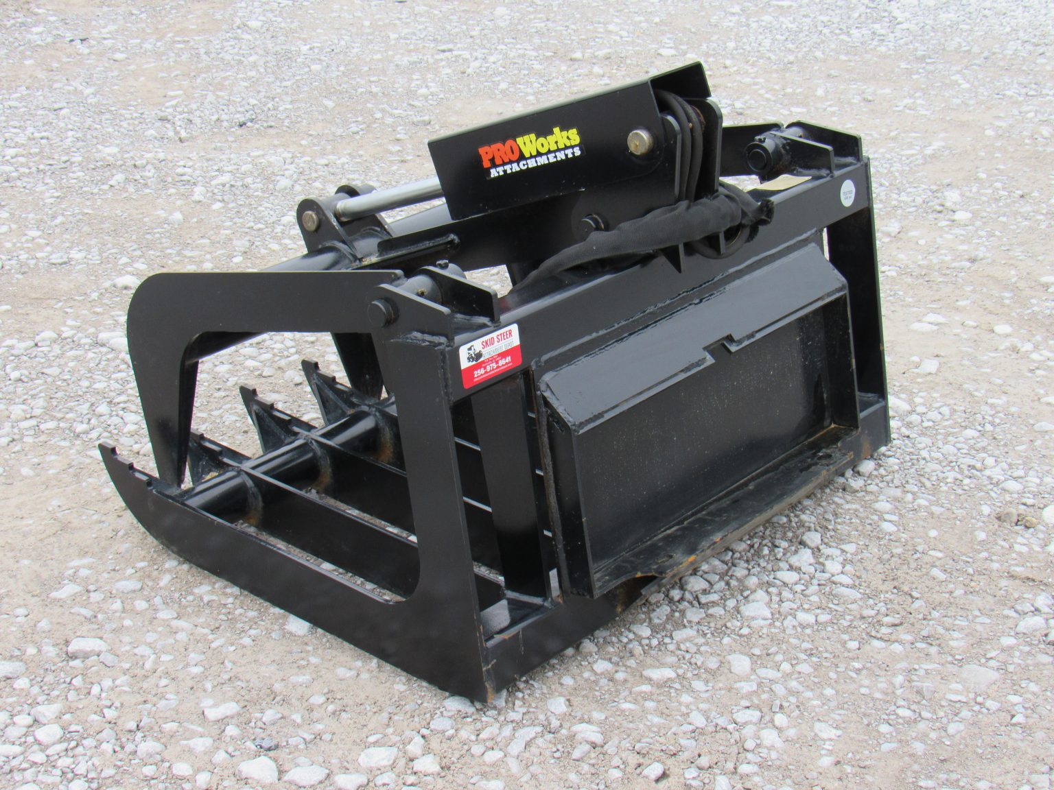 36″ Heavy Duty Root Bucket Grapple Attachment Fits Mini Skid Steer ...
