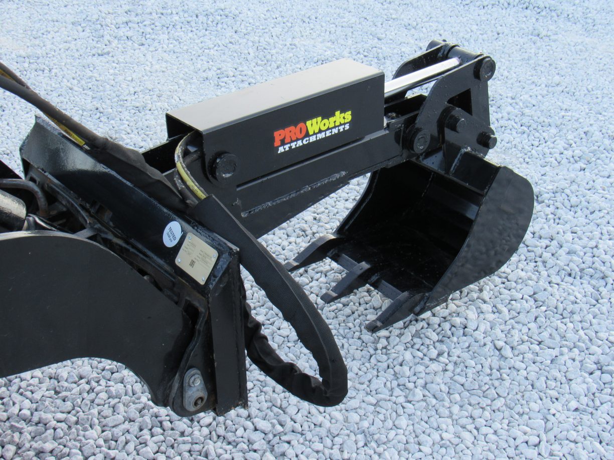 Backhoe Attachment with 12″ Bucket Fits Mini Skid Steer – Skid Steer ...