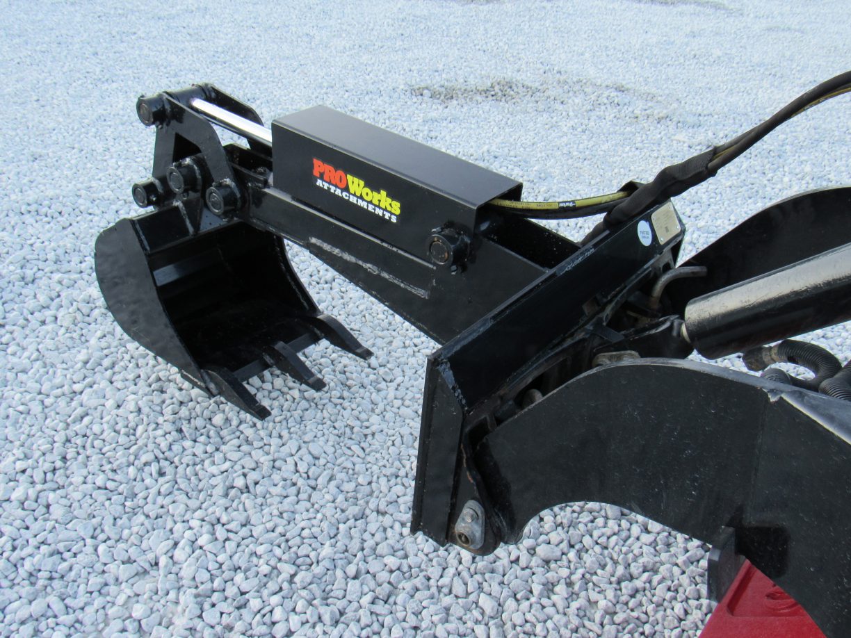 Backhoe Attachment with 12″ Bucket Fits Mini Skid Steer – Skid Steer ...