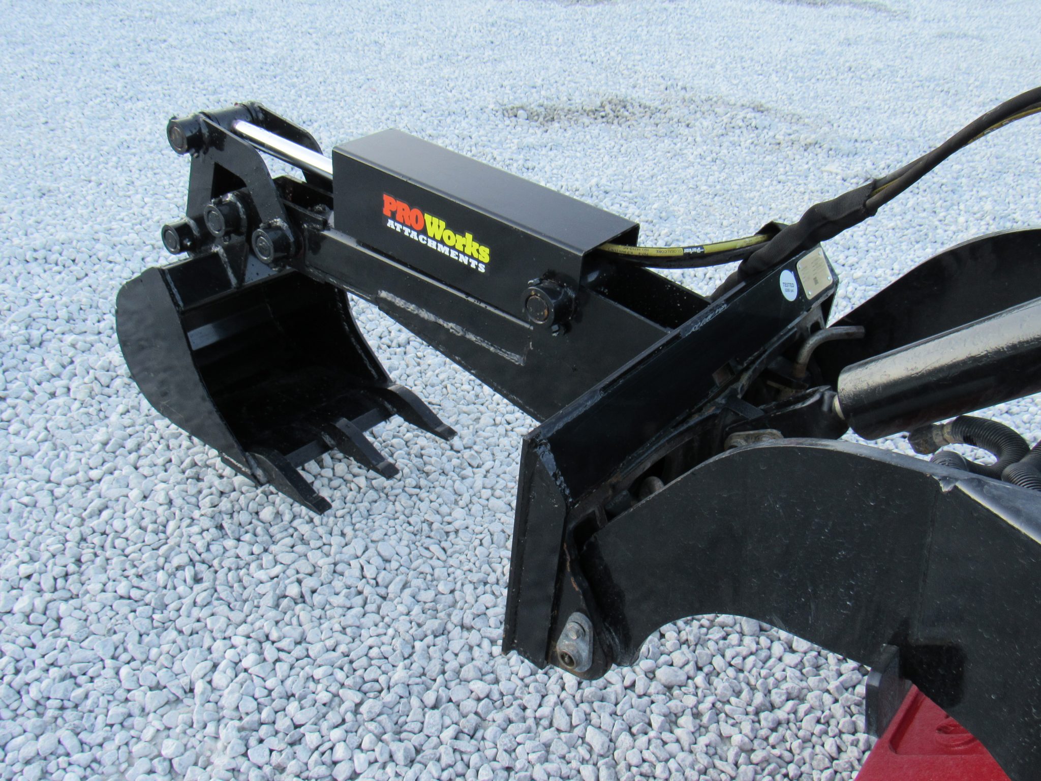 Backhoe Attachment with 12″ Bucket Fits Mini Skid Steer – Skid Steer ...