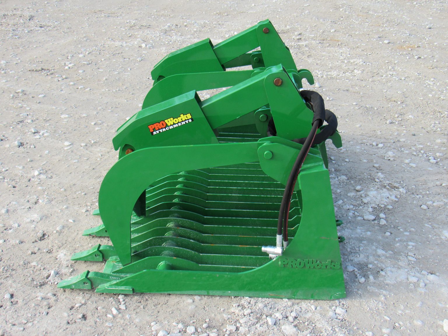 72″ Severe Duty Rock Bucket Grapple with Teeth Fits John Deere Loader ...