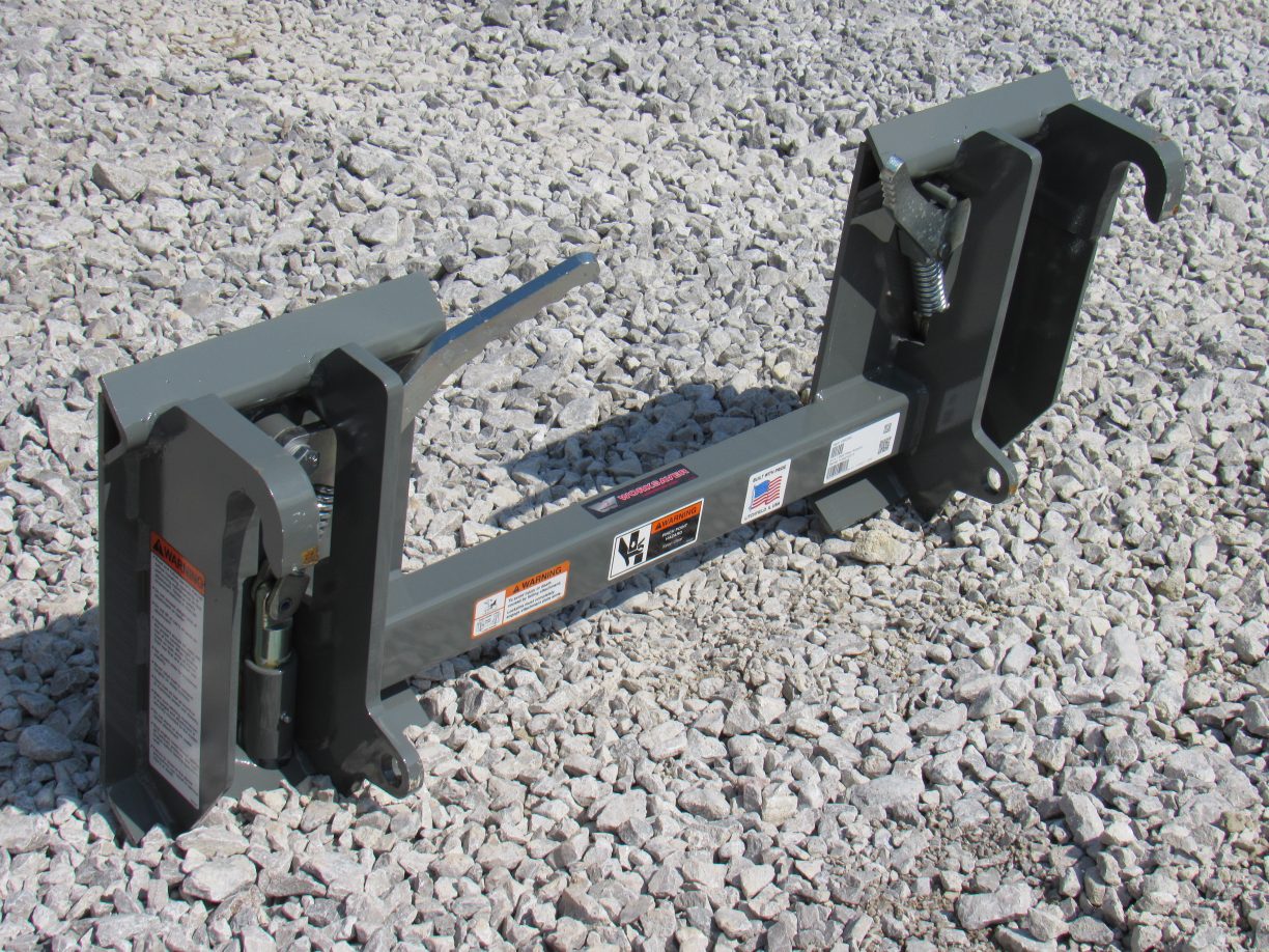 Euro Global Quickie Tractor Loader to Skid Steer Quick Attach Adapter ...