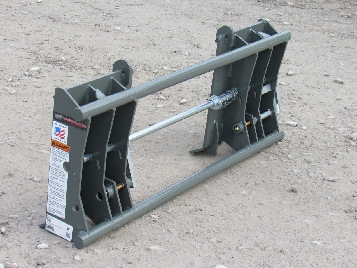 Skid Steer Quick Attach to Euro Global Quicke Loader Adapter 835020 ...