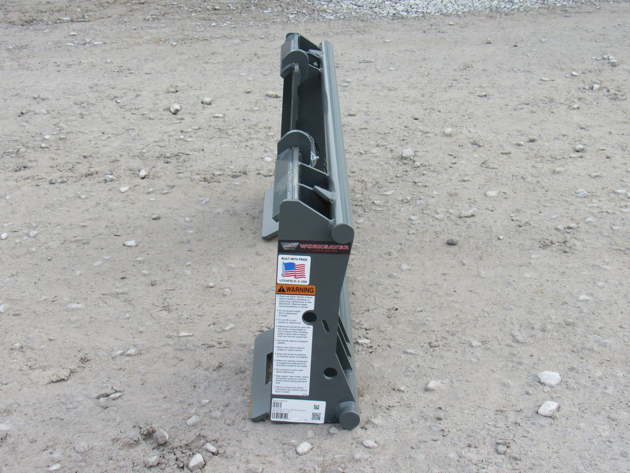Skid Steer Quick Attach to Euro Global Quicke Loader Adapter 835020 ...