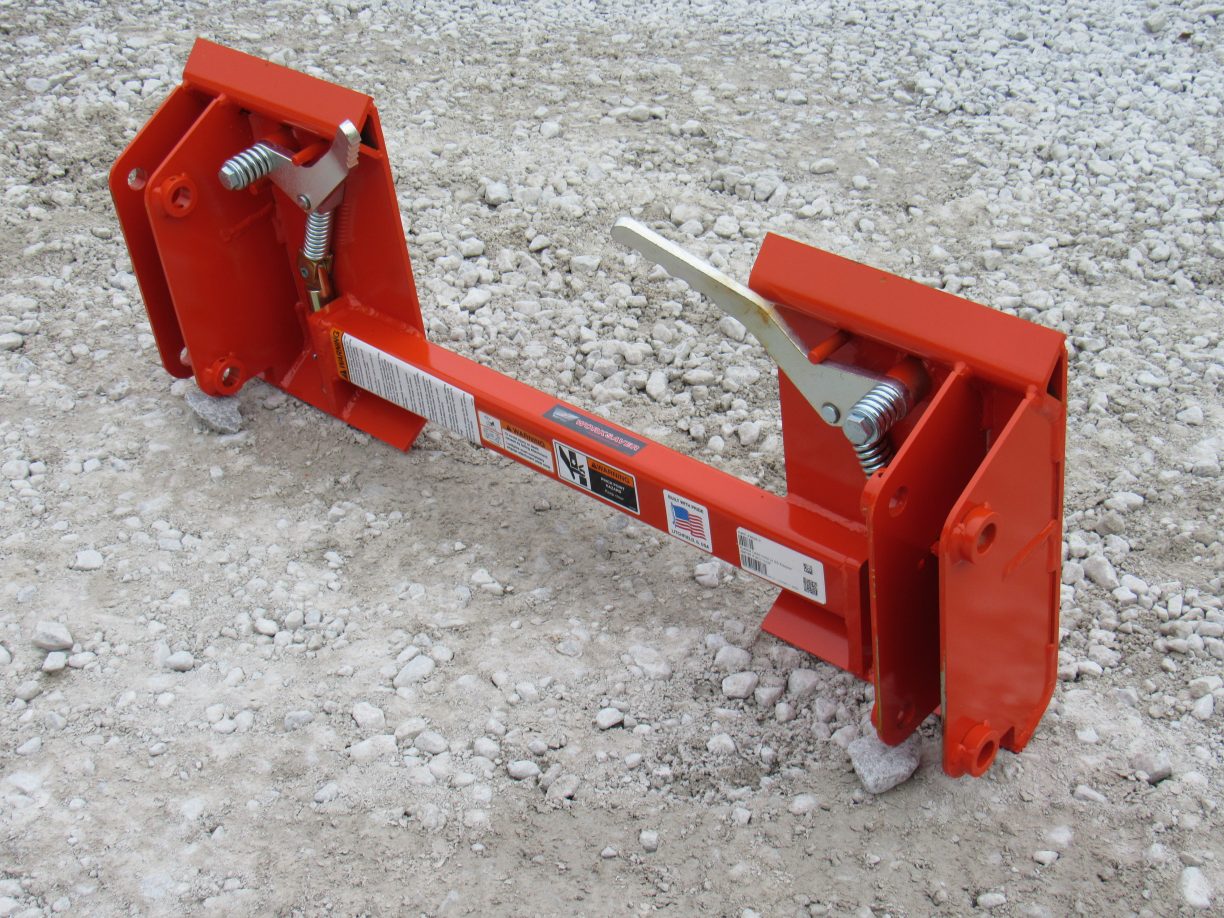 Kubota LA350 LA401 LA452 to Skid Steer Quick Attach Adapter 832810 ...