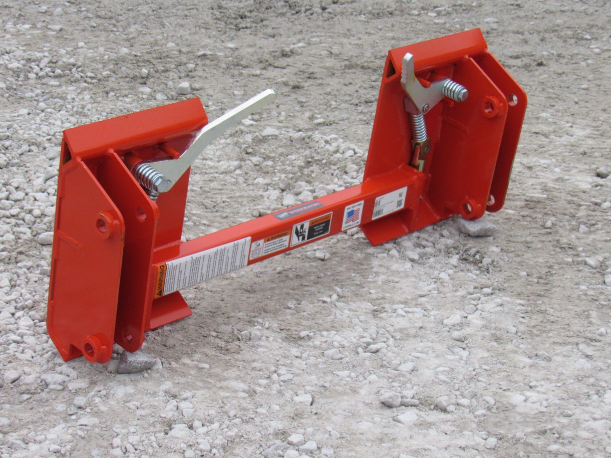 Kubota LA350 LA401 LA452 to Skid Steer Quick Attach Adapter 832810 ...