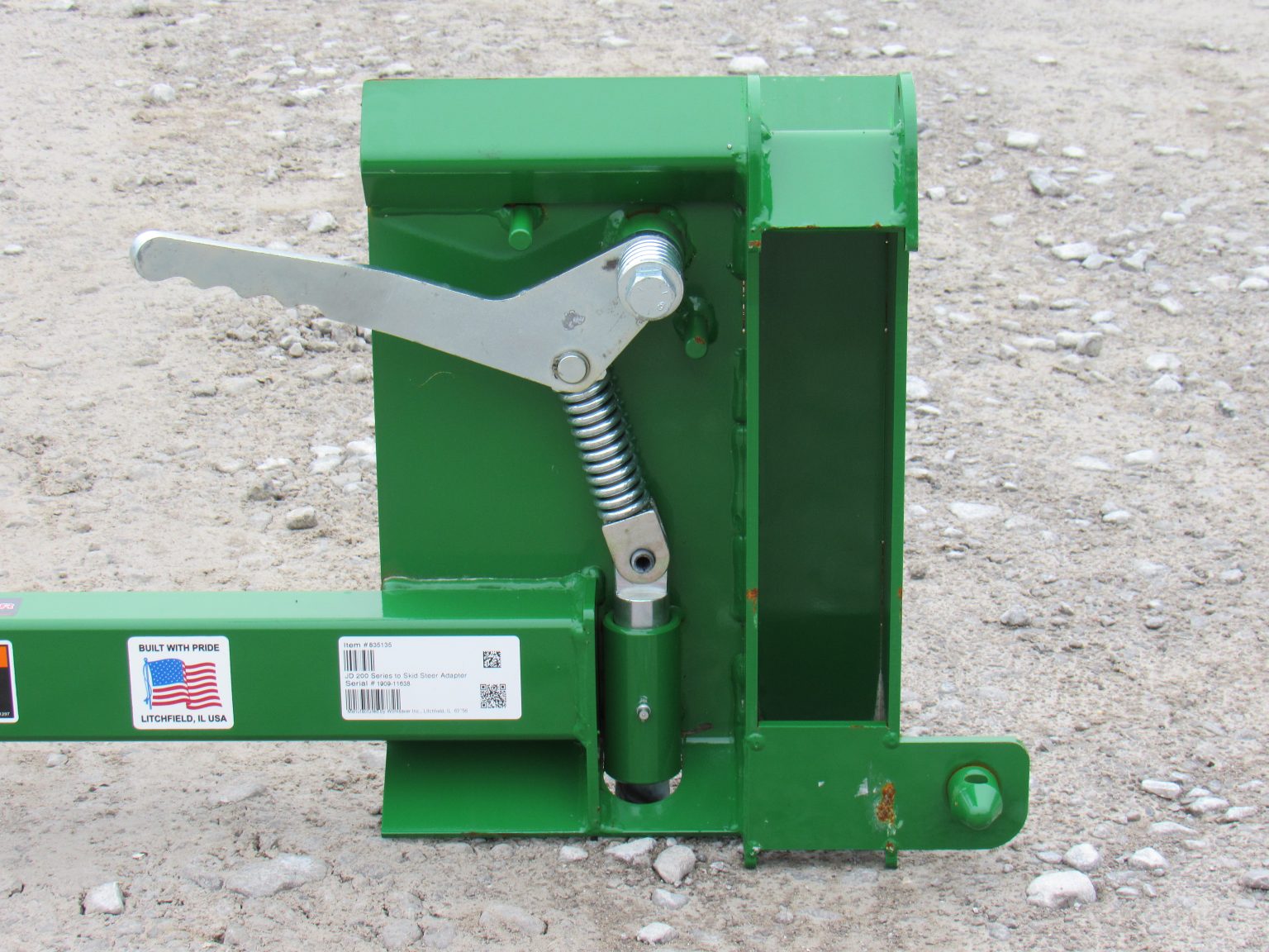 John Deere 200X 200CX H120 H130 H160 D120 D160 to Skid Steer Quick ...