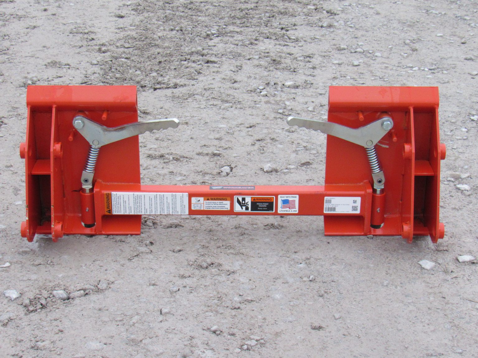 Kubota LA852 Tractor Loader to Skid Steer Quick Attach Adapter 832915 ...