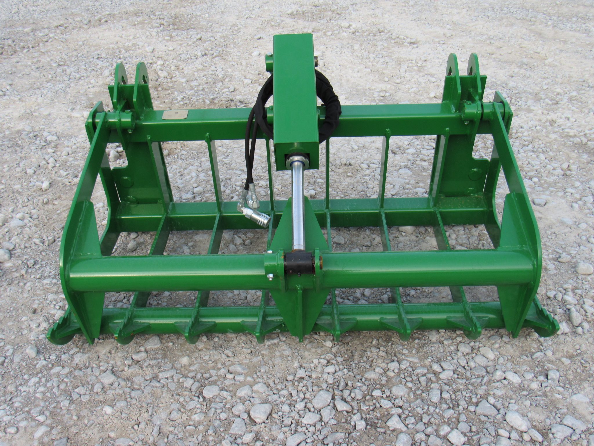 48″ Single Cylinder Root Bucket Grapple Fits John Deere Compact Tractor ...