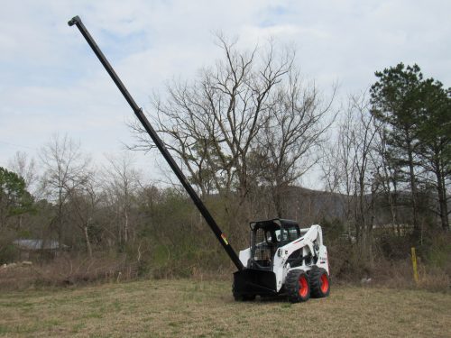21′ Manual Telescopic Boom Pole Fits Skid Steer Quick Attach – Skid ...