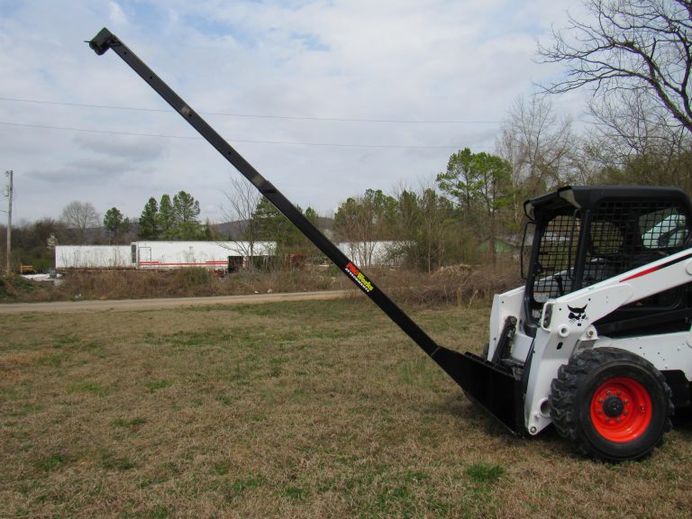 21′ Manual Telescopic Boom Pole Fits Skid Steer Quick Attach – Skid ...