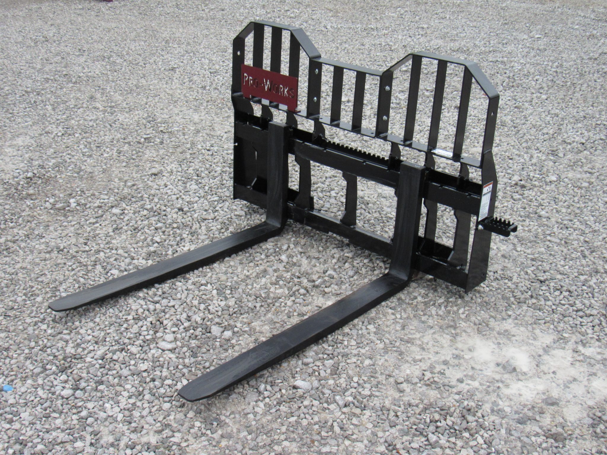 Severe Duty 54″ Wide Rail Pallet Fork Frame with 48″ 5,500 Pound Pallet ...