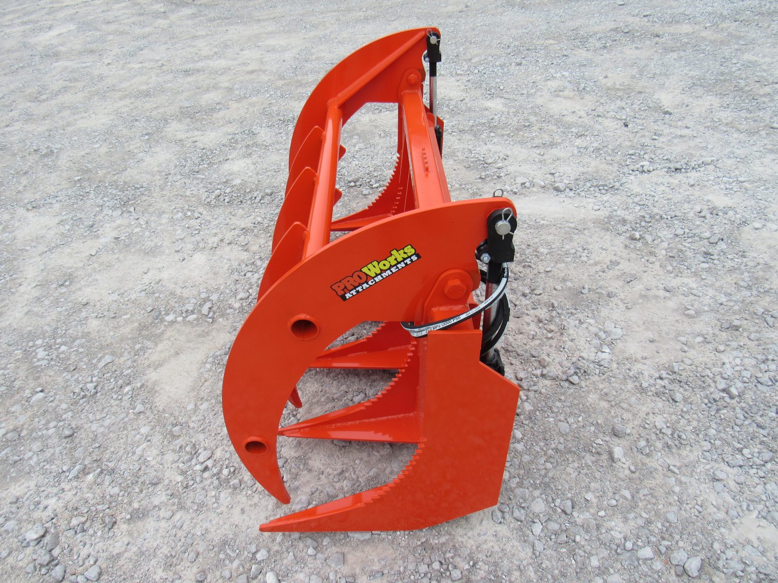60″ Root Rake Clam Grapple Attachment Fits Skid Steer Quick Attach ...