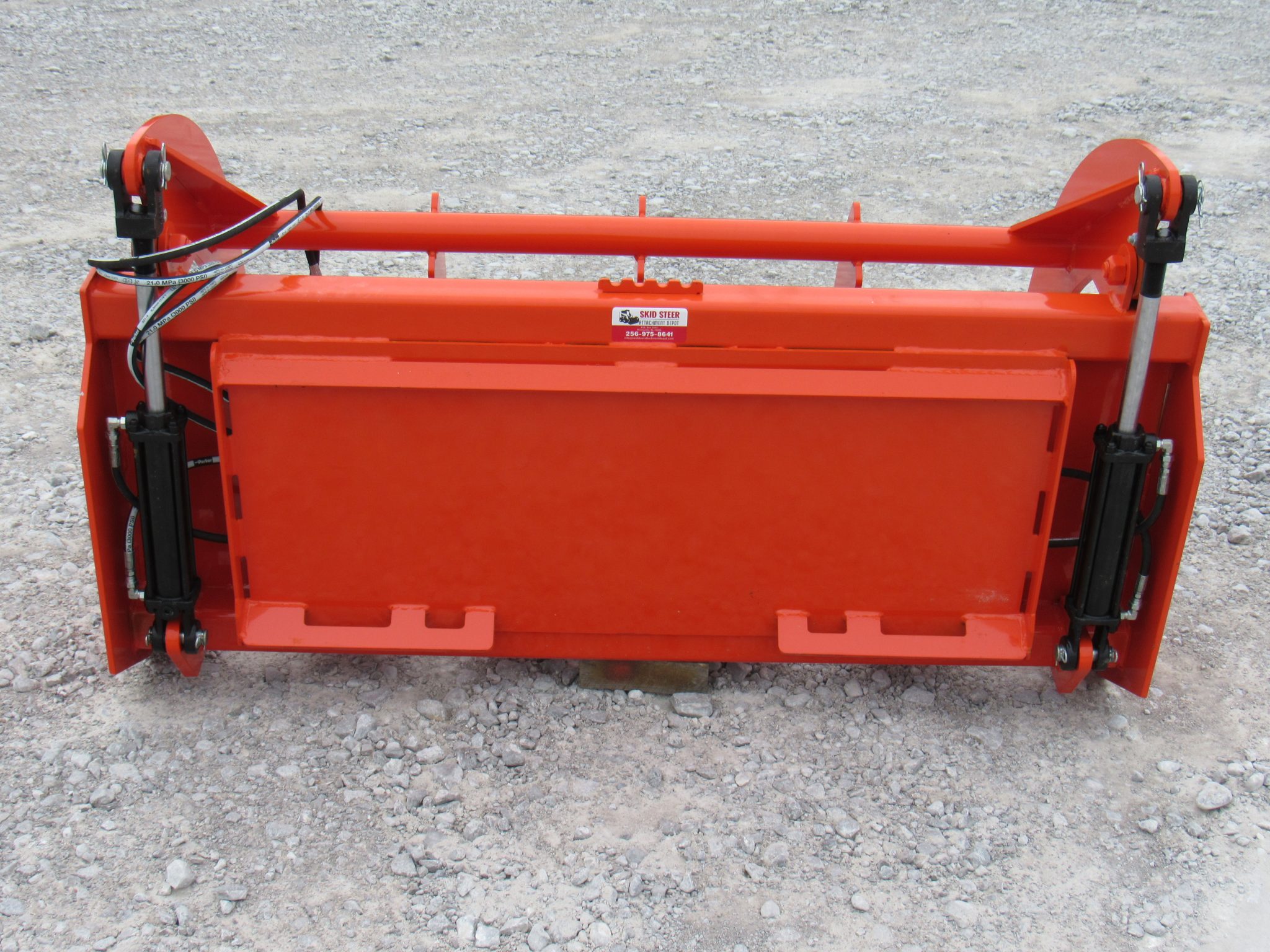 60″ Root Rake Clam Grapple Attachment Fits Skid Steer Quick Attach ...