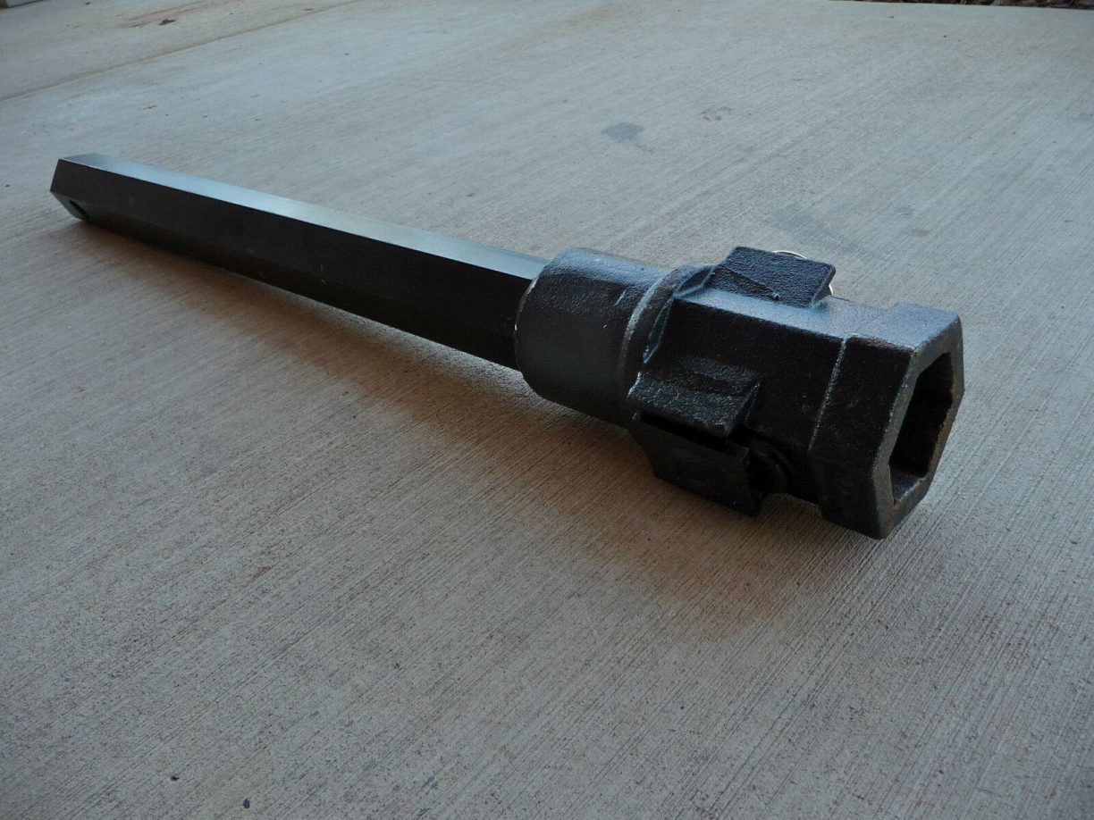 Lowe 24″ Long Auger Extension – 2″ Hex Shaft – Skid Steer Attachment Depot