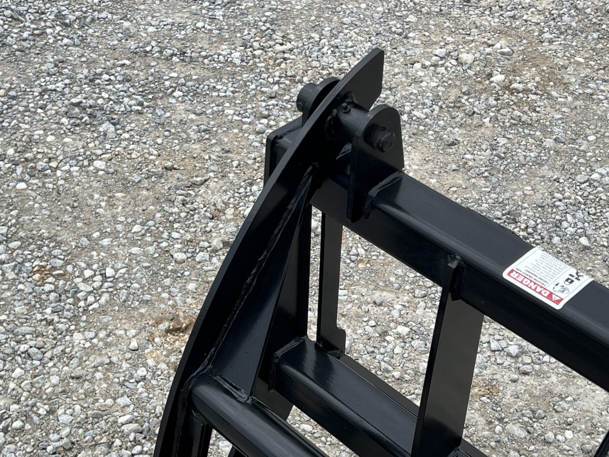 48″ Compact Tractor Root Rake Clam Grapple Attachment Fits Skid Steer ...