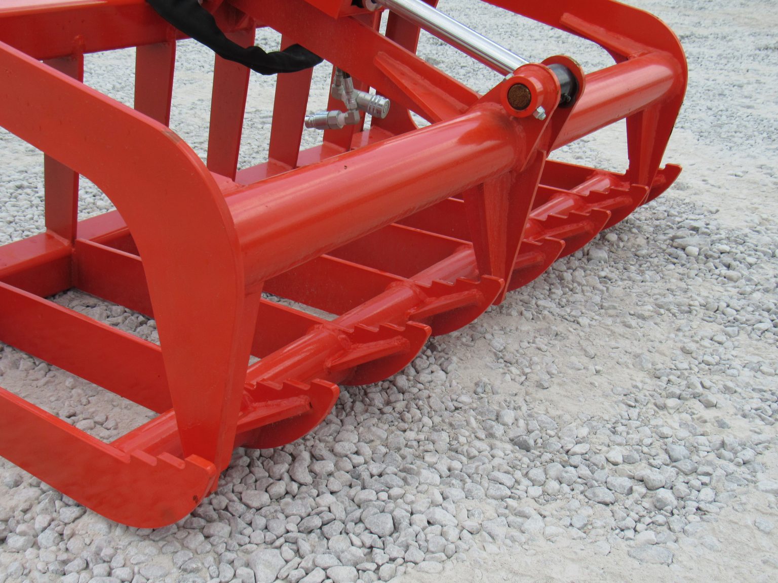 48″ Single Cylinder Root Bucket Grapple Fits Skid Steer Quick Attach ...
