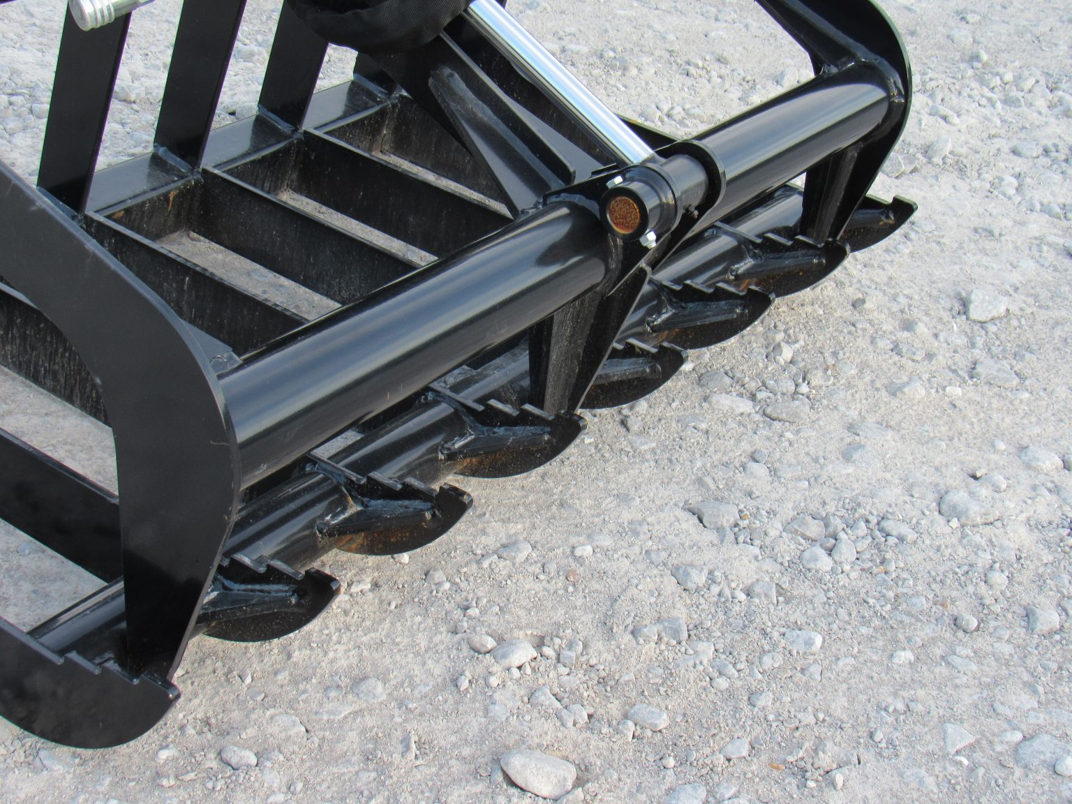 48″ Single Cylinder Root Bucket Grapple Fits Skid Steer Quick Attach ...
